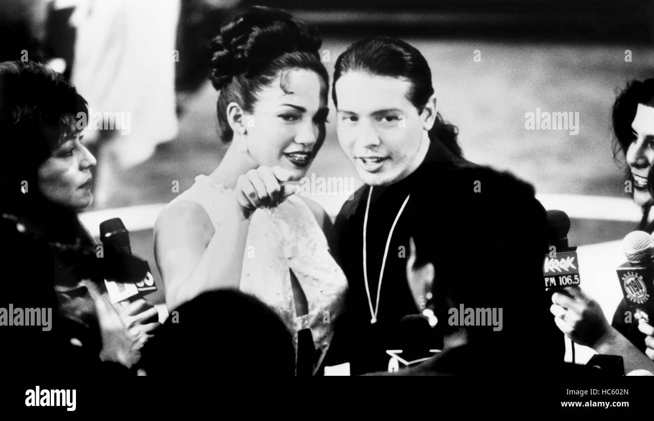 SELENA, l-r: Jennifer Lopez, Jon Seda, 1997, Ph: Scott Del Amo ...