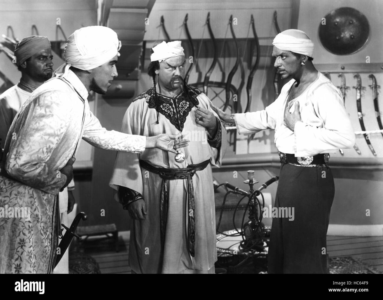 SINBAD der Seemann, Brad Dexter, Anthony Quinn, Walter Slezak, Douglas ...