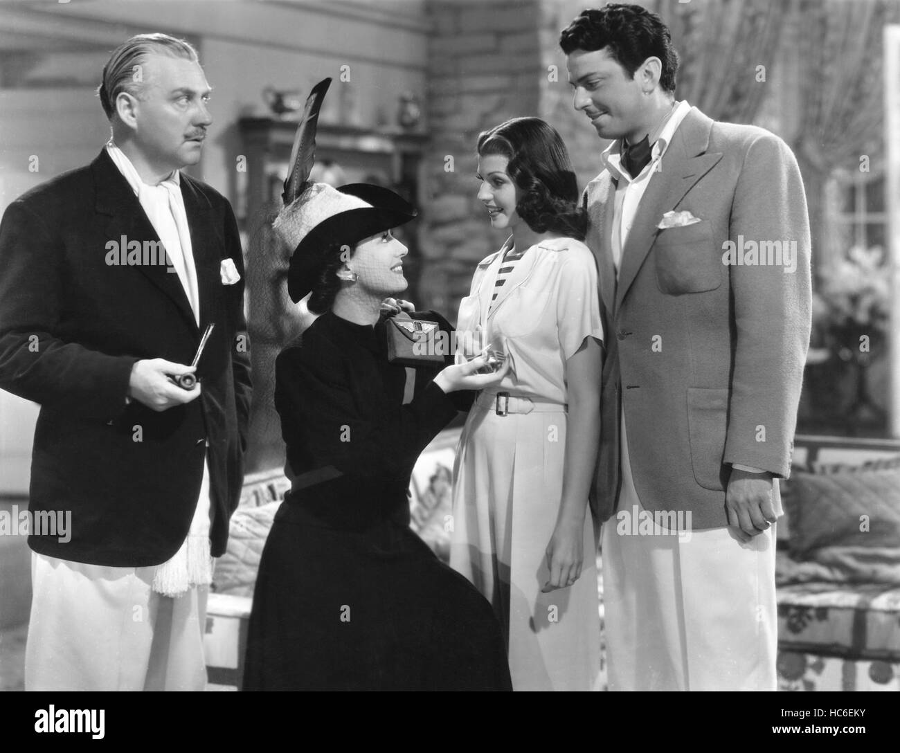 SUSAN und Gott, von links: Nigel Bruce, Joan Crawford, Rita Hayworth ...