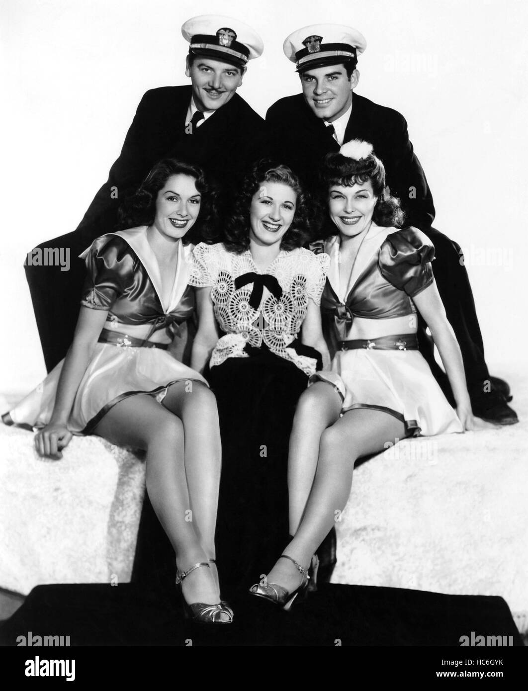 SWEETHEART OF THE FLEET, im Uhrzeigersinn von oben links, William ...