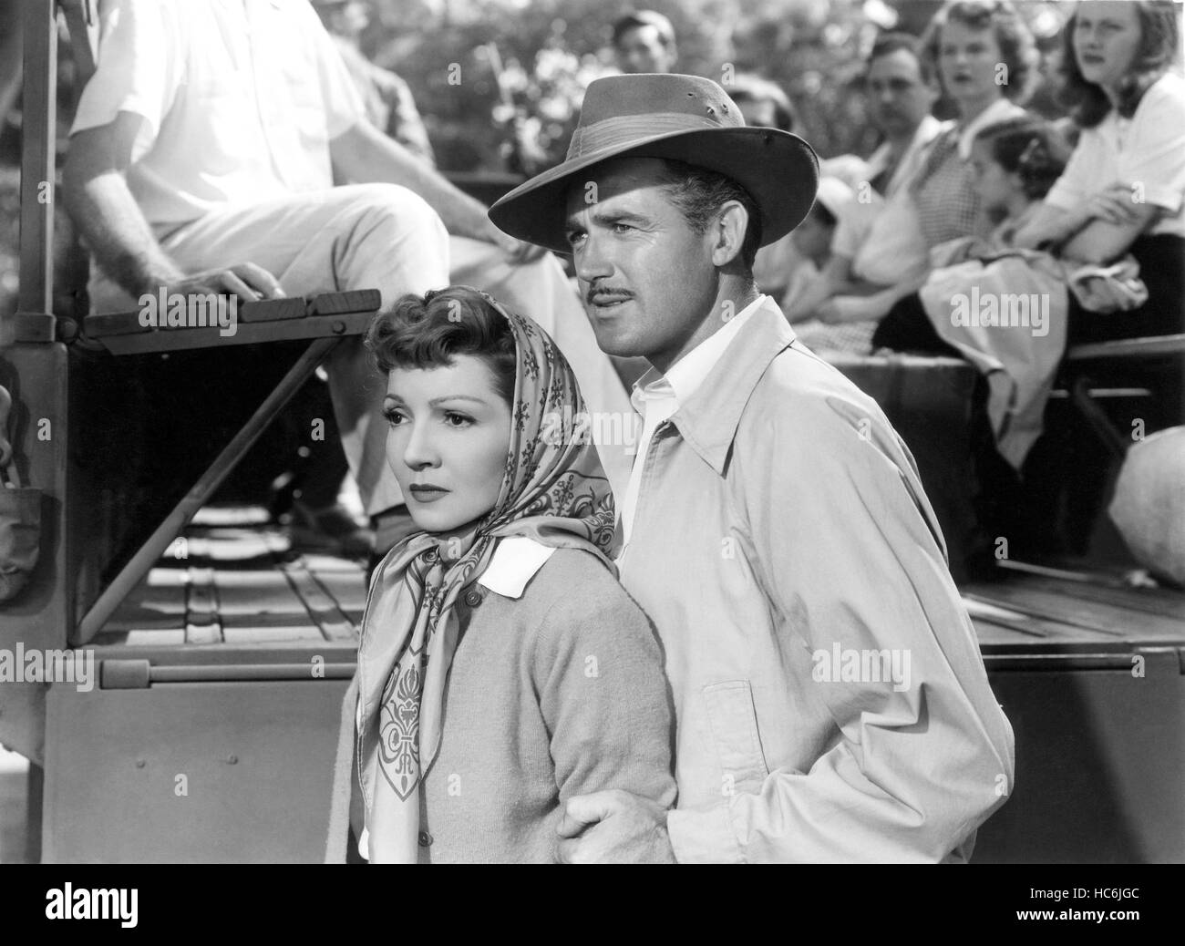DREI nach Hause kam, Claudette Colbert, Patric Knowles, 1950, (c) 20th ...