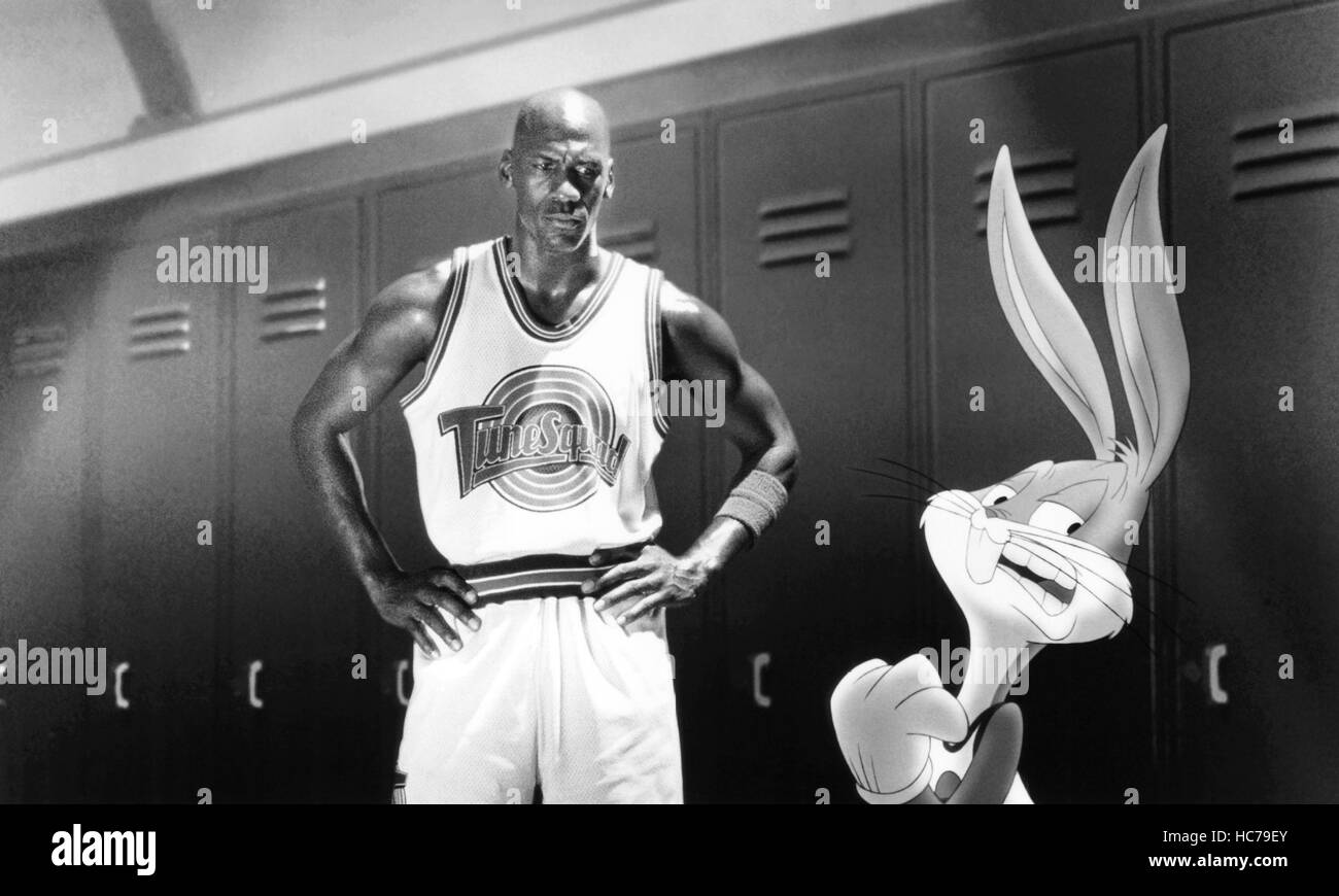 SPACE JAM, von links: Michael Jordan, Bugs Bunny, 1996, © Warner ...