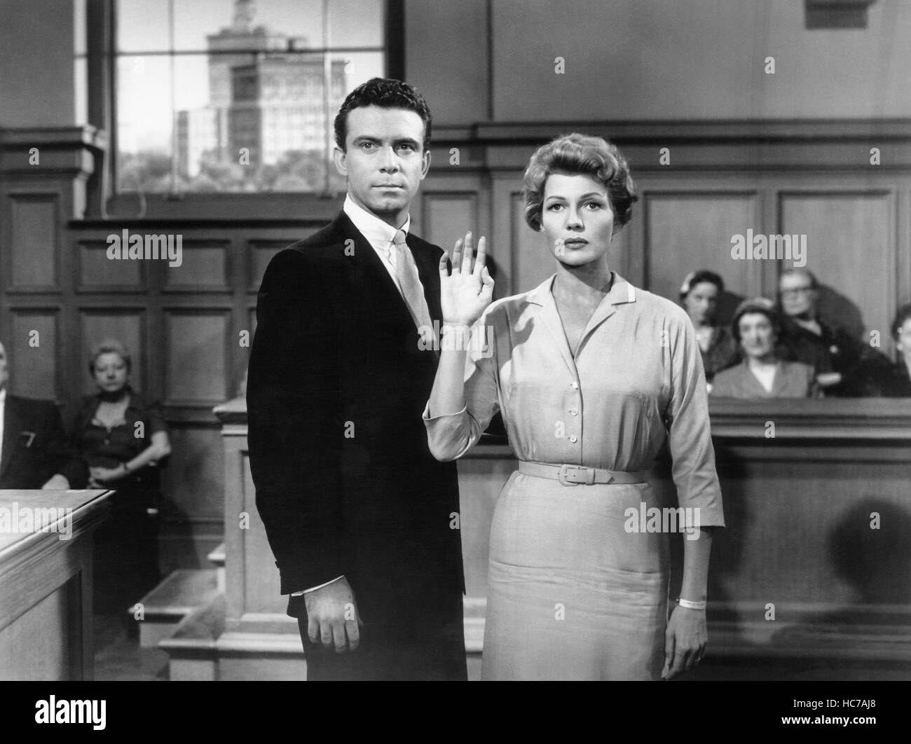 DIE Geschichte auf Seite eins, Anthony Franciosa, Rita Hayworth, 1959 ...