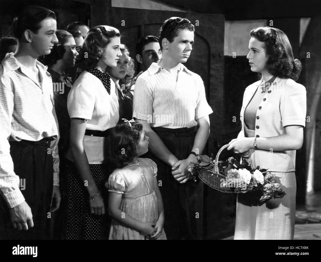 Diese bestimmten Alter, von links, Jackie Searl, Peggy Stewart, Juanita ...