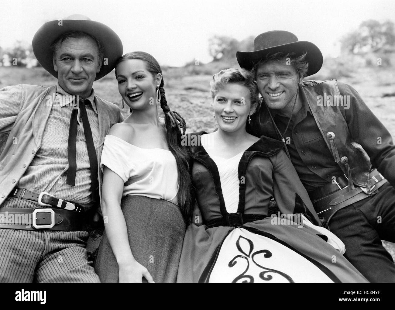 VERA CRUZ, Gary Cooper, Sarita Montiel, (aka Sara Montiel), Denise ...