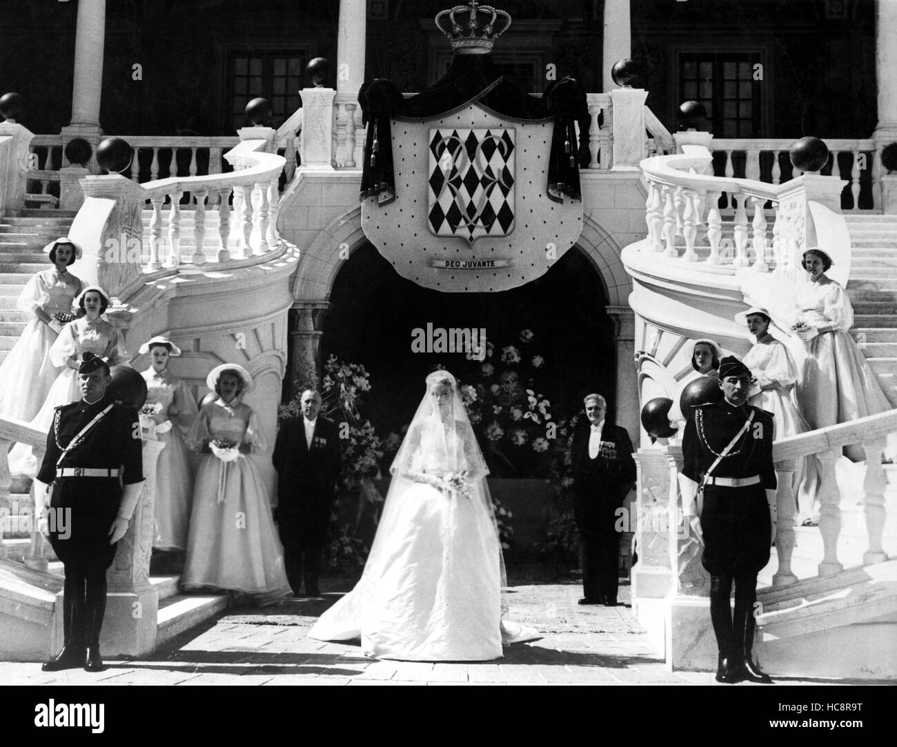 Hochzeit IN MONACO, Grace Kelly, 1956 Stockfotografie - Alamy