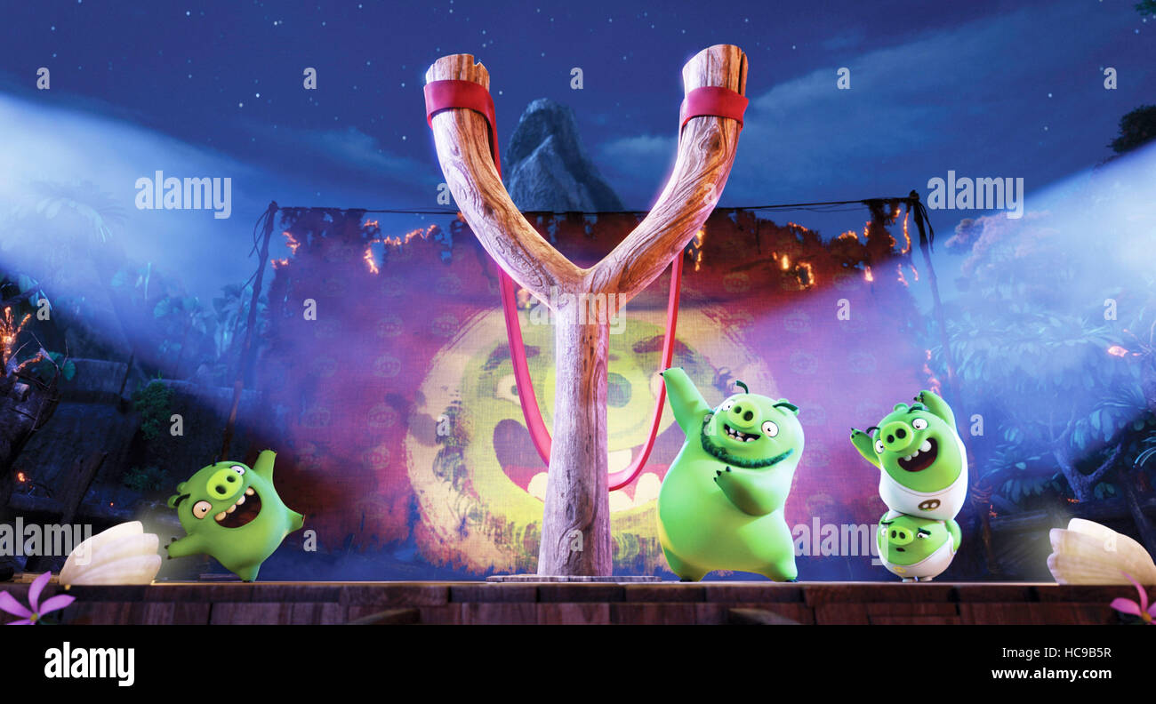 ANGRY BIRDS, (aka THE ANGRY BIRDS MOVIE), Ross (ganz links, Stimme ...