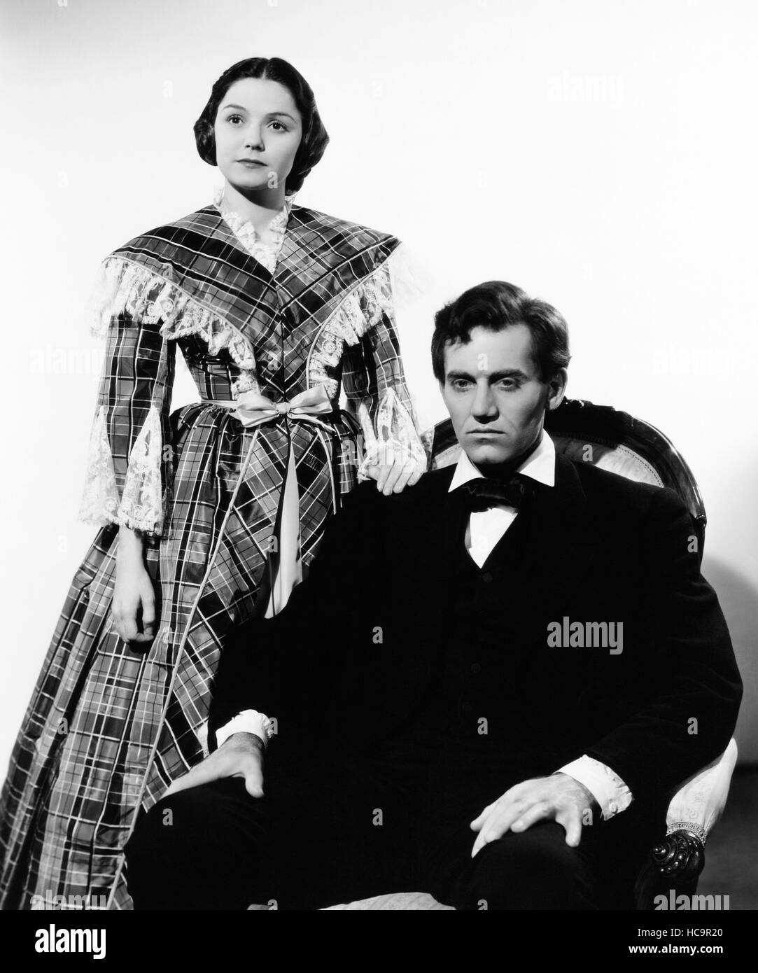 YOUNG Mr. LINCOLN, von links: Pauline Moore als Ann Rutledge, Henry Fonda als Abraham Lincoln ...