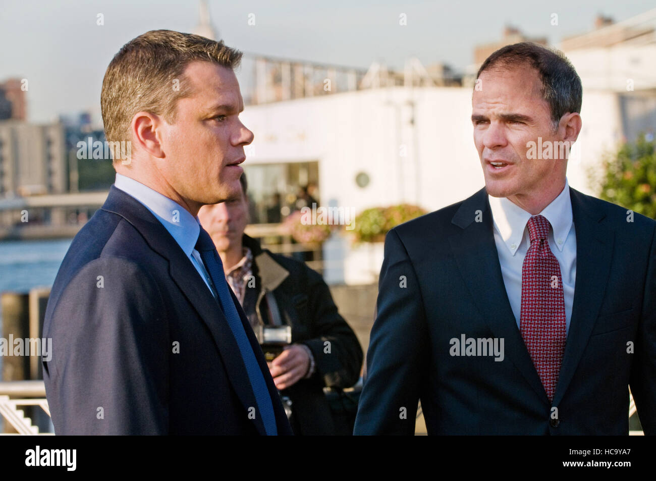 THE ADJUSTMENT BUREAU, l-r: Matt Damon, Michael Kelly, 2011, Ph: Andrew ...