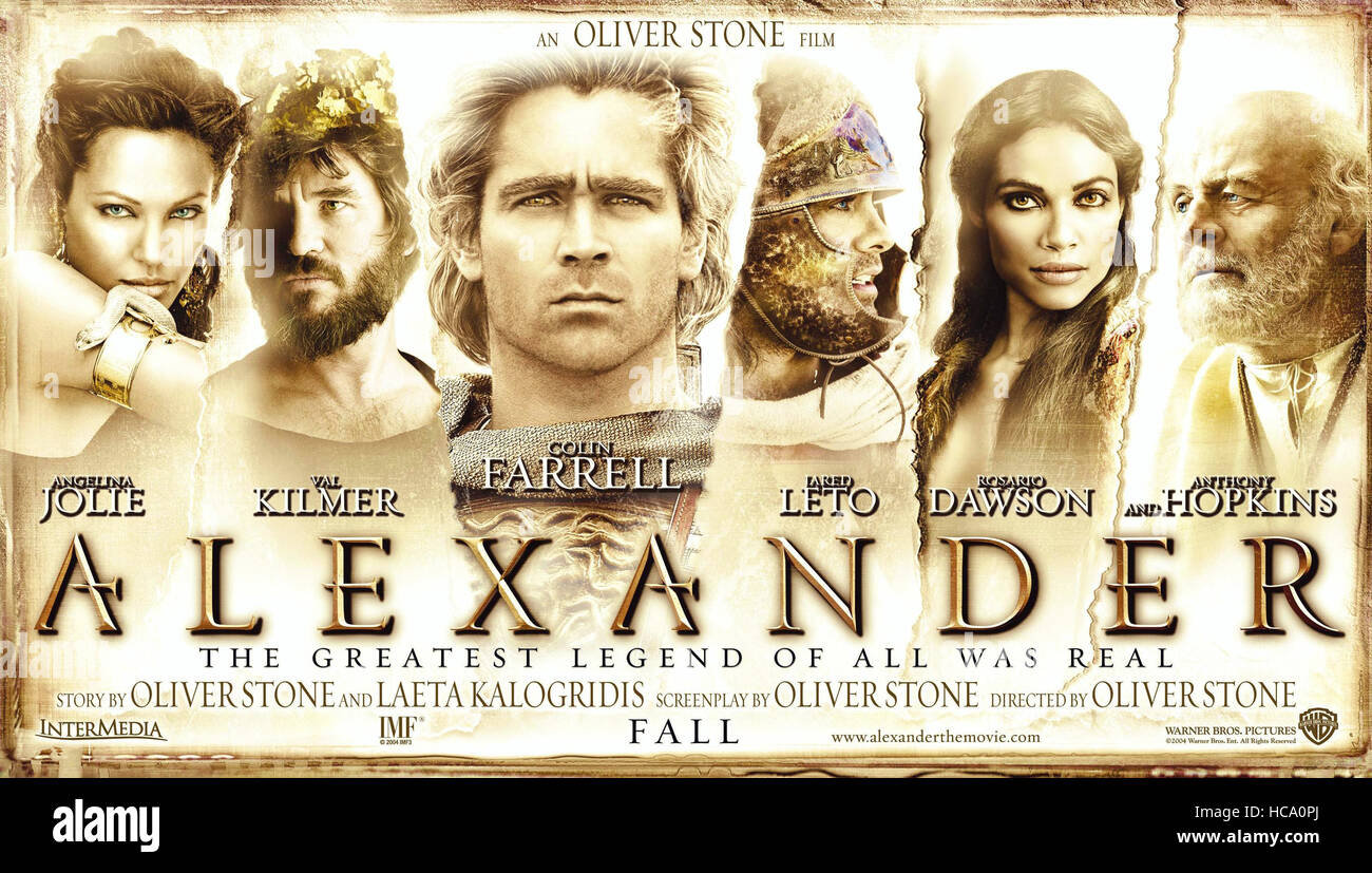 ALEXANDER, Angelina Jolie, Val Kilmer, Colin Farrell, Jared Leto ...