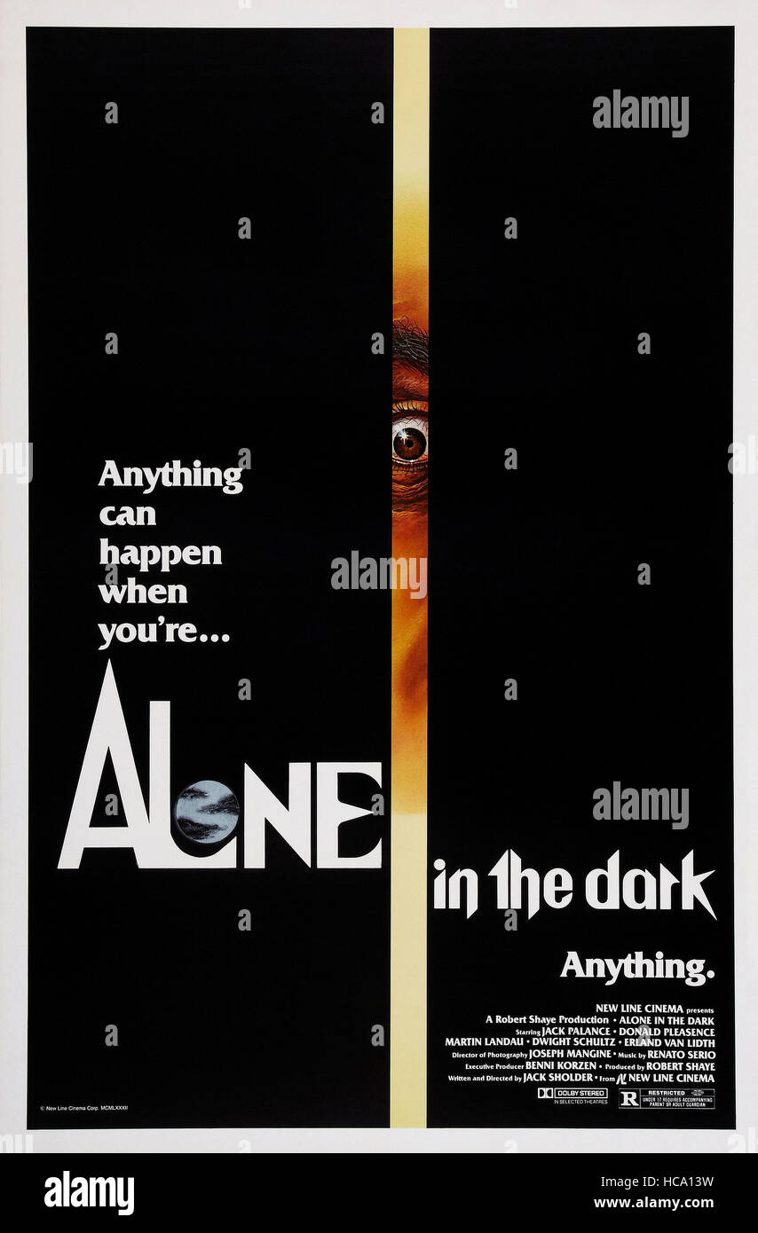 ALONE IN THE DARK, US-Plakat-Kunst, 1982. © New Line Cinema/Courtesy ... ALONE IN THE DARK, US-Plakat-Kunst, 1982. © New Line Cinema/Courtesy ...