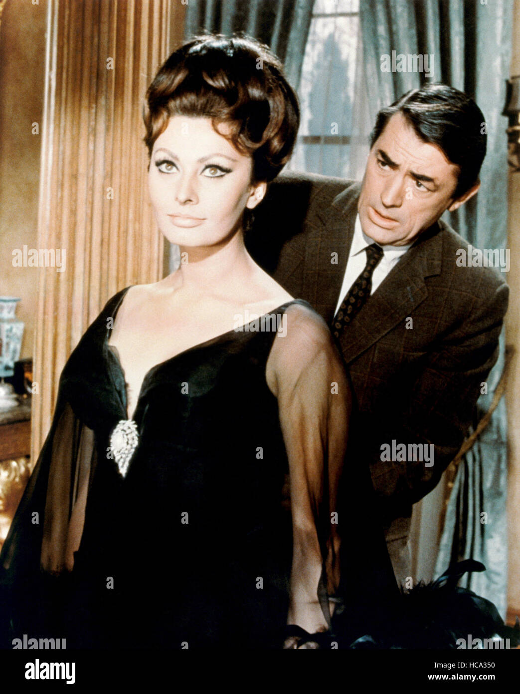Arabeske, Sophia Loren, Gregory Peck, 1966 Stockfotografie - Alamy