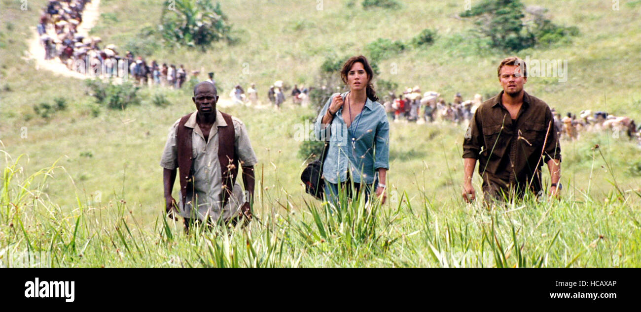 BLOOD DIAMOND, Djimon Hounsou, Jennifer Connelly, Leonardo DiCaprio ...