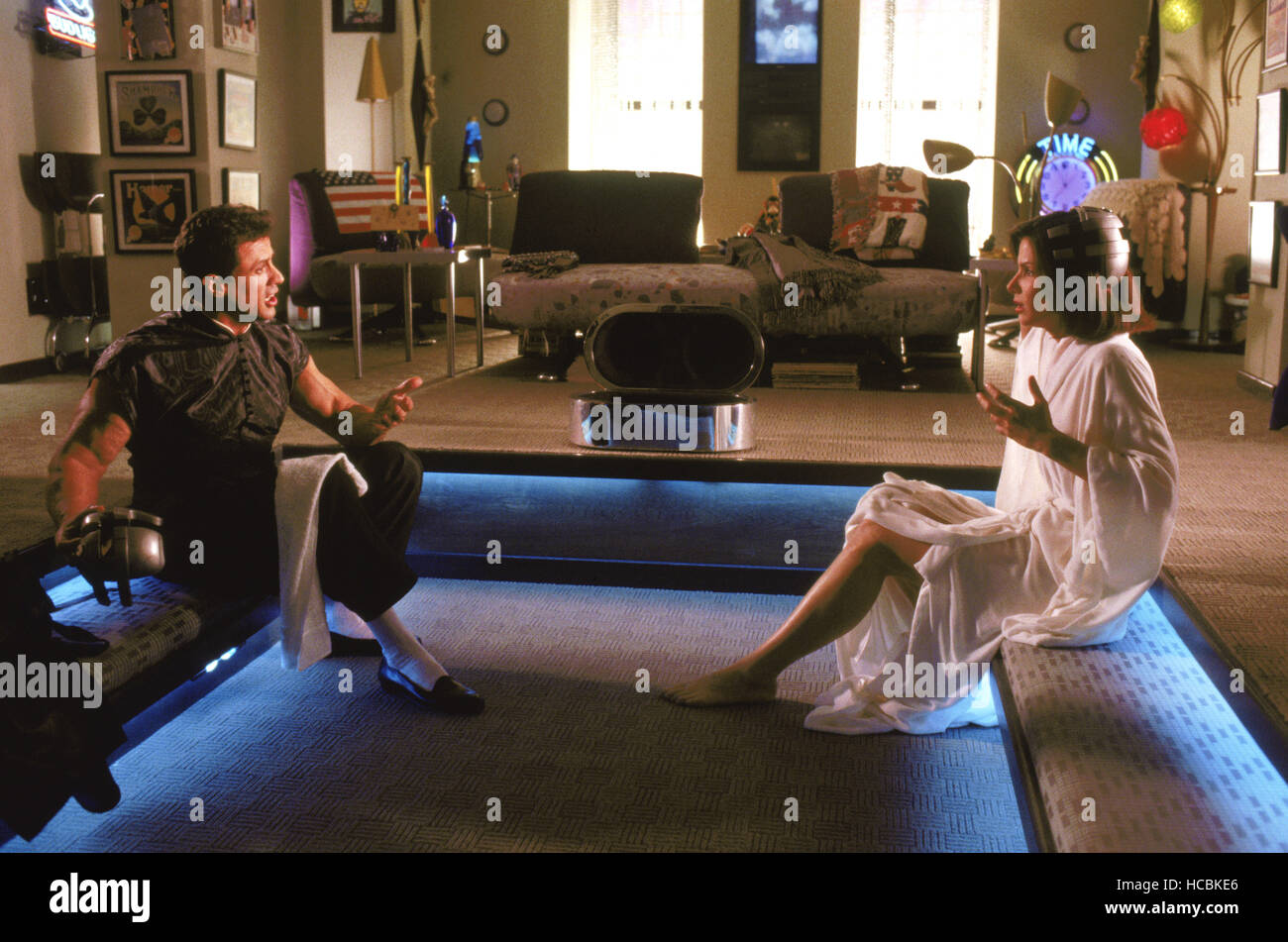 DEMOLITION MAN, Sylvester Stallone, Sandra Bullock, 1993. © Warner Bros ...