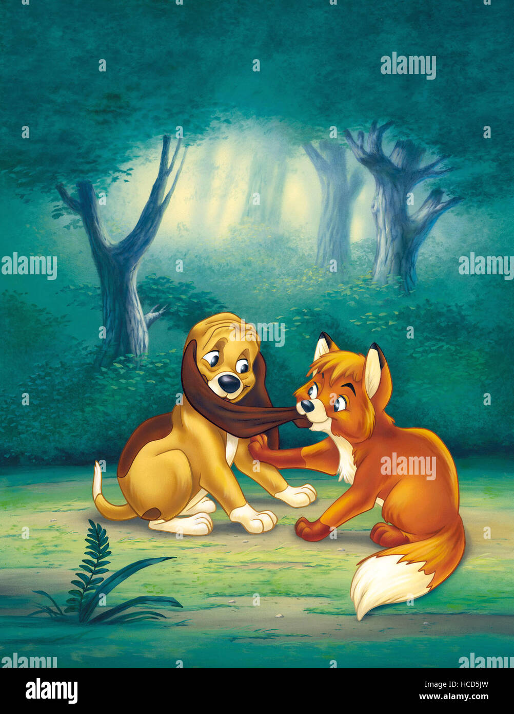DER Fuchs und der Hund, Kupfer, Tod, 1981, © Walt Disney Bilder ...