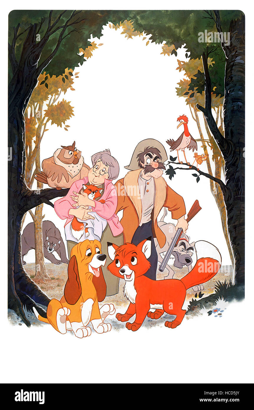 DER Fuchs und der Hund, Bär, Big Mama, Witwe Tweed, Kupfer, Tod, Amos ...