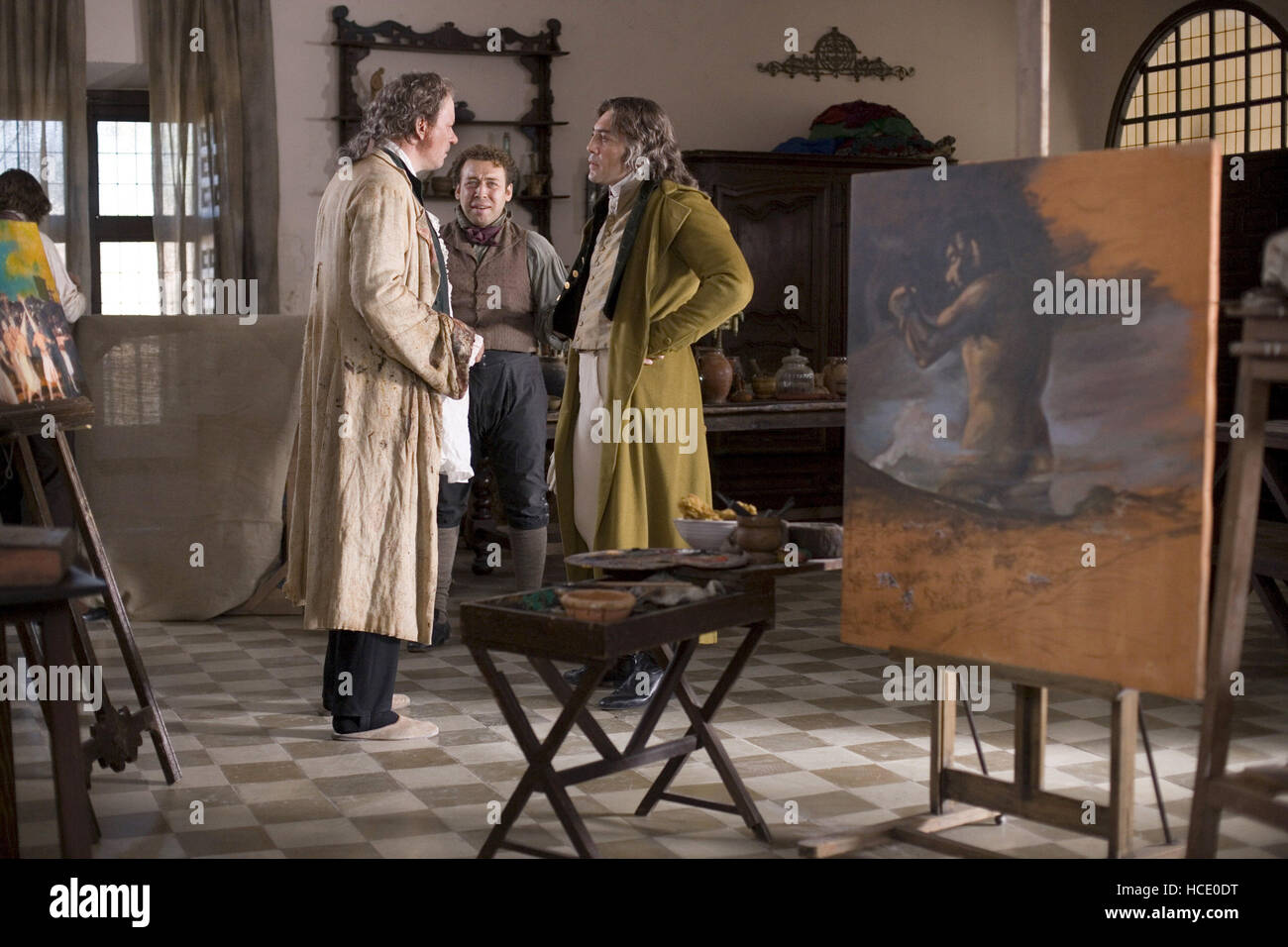 GOYAS Geister, Stellan Skarsgard als Francisco Goya (links), Javier ...