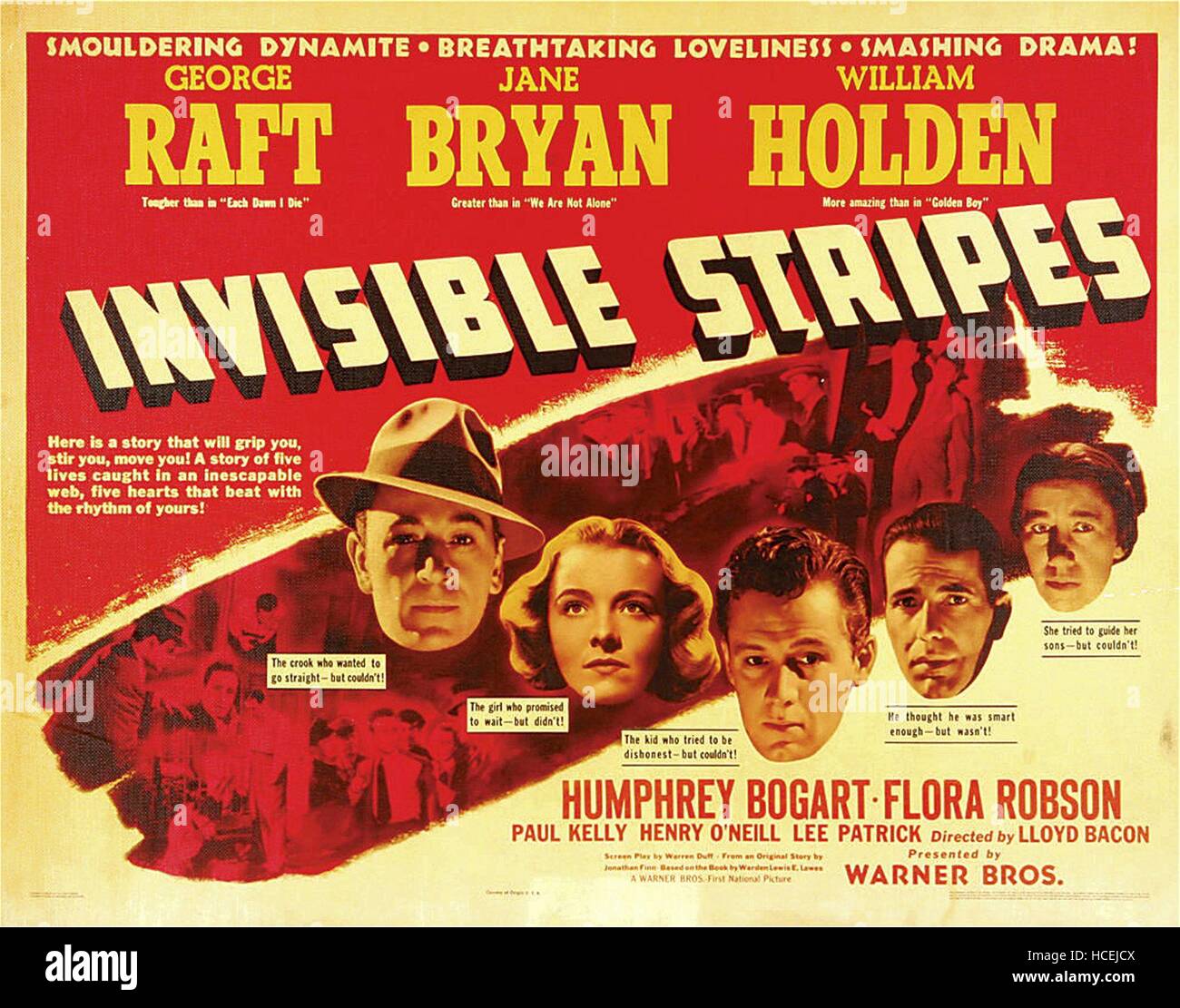 Unsichtbare Streifen Von Links George Raft Jane Bryan William
