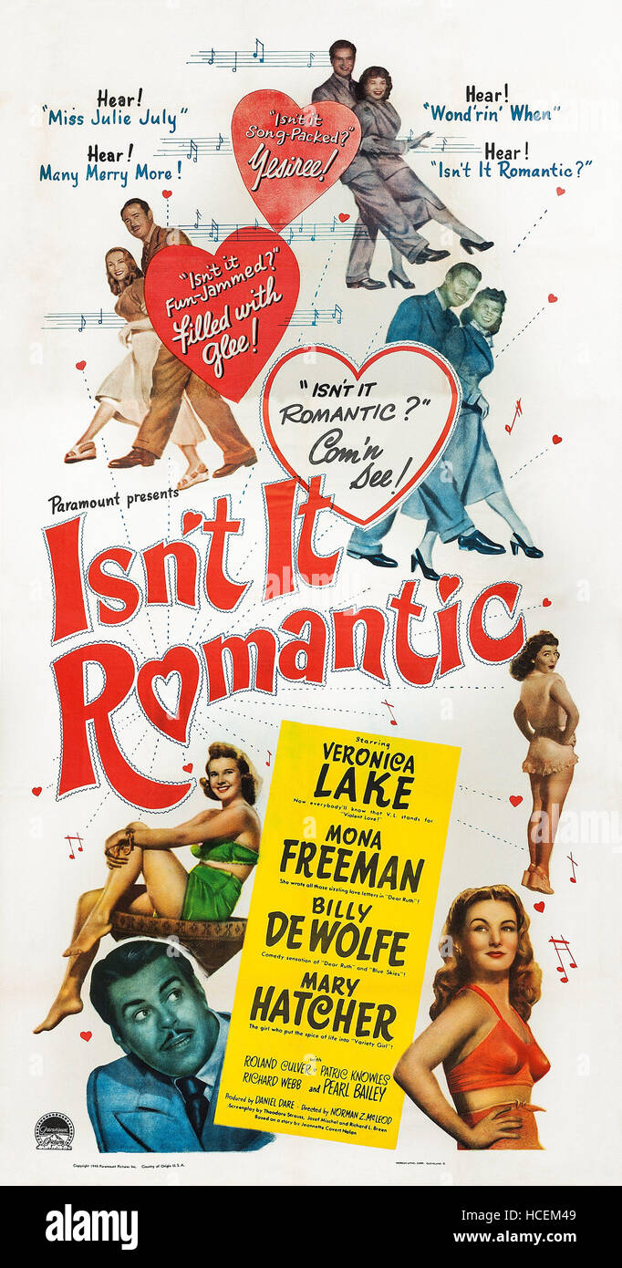 Ist das nicht romantisch?, oben im Uhrzeigersinn: Richard Webb, Mary ...