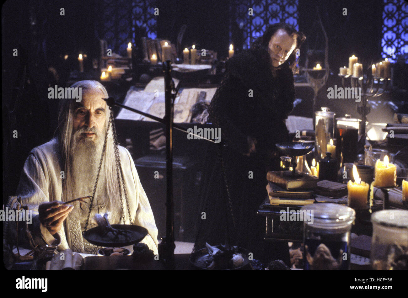THE LORD OF THE RINGS: Zwei Türme, Christopher Lee, Brad Dourif, 2002 ...