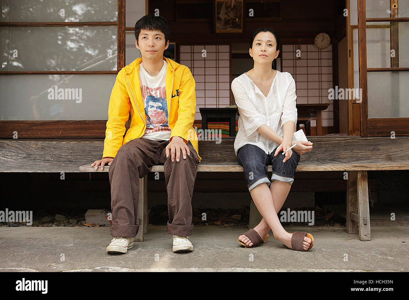 NON-KO, (aka NONKO 36-SAI (KAJI-TETSUDAI)), von links: Gen Hoshino ...