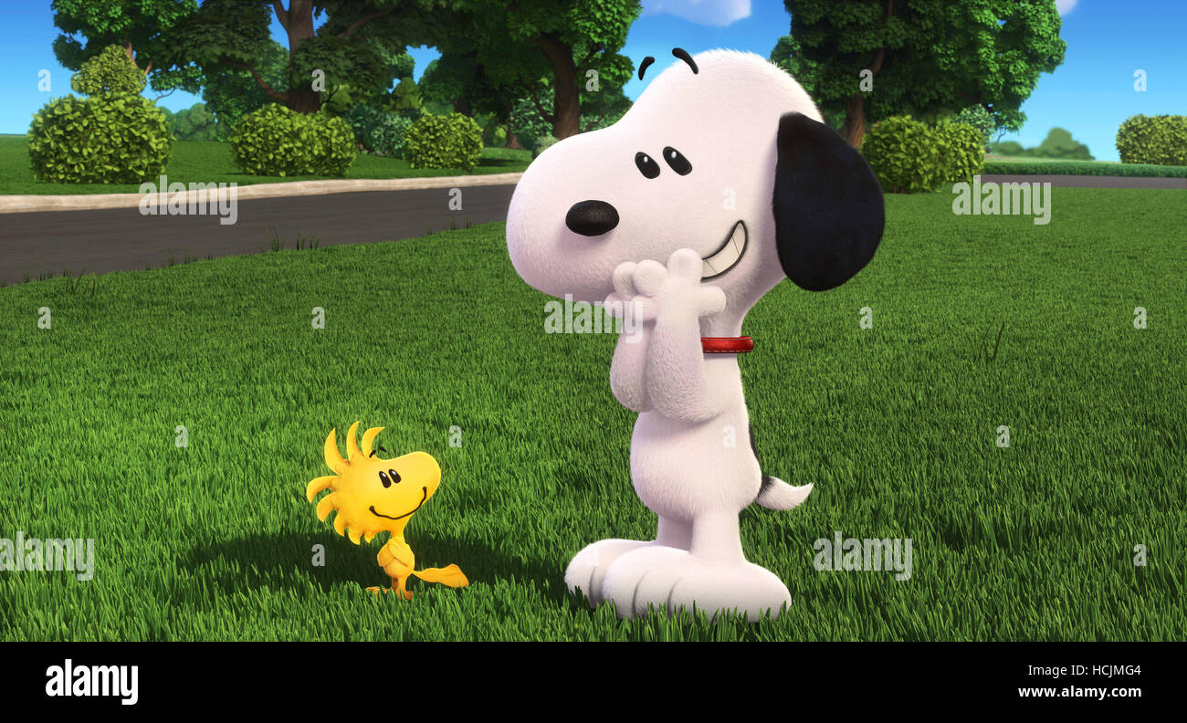 DIE PEANUTS-Film (aka SNOOPY und CHARLIE BROWN: THE PEANUTS MOVIE), l-r ...