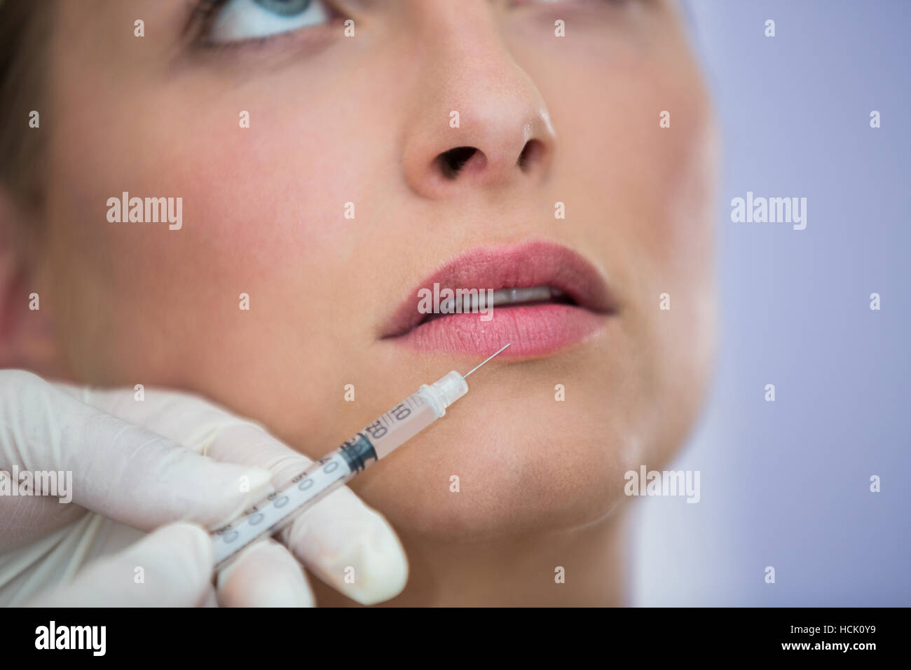 Botox Der Lippen Stockfotos und -bilder Kaufen - Alamy