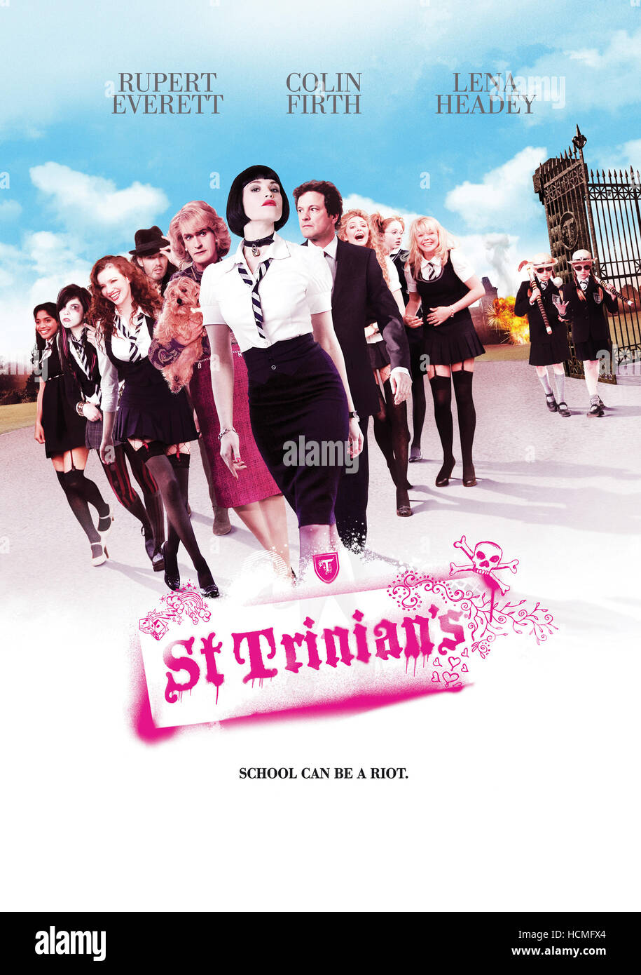 ST. TRINIAN, links hinten nach vorne: Amara Karan, Paloma Faith ...