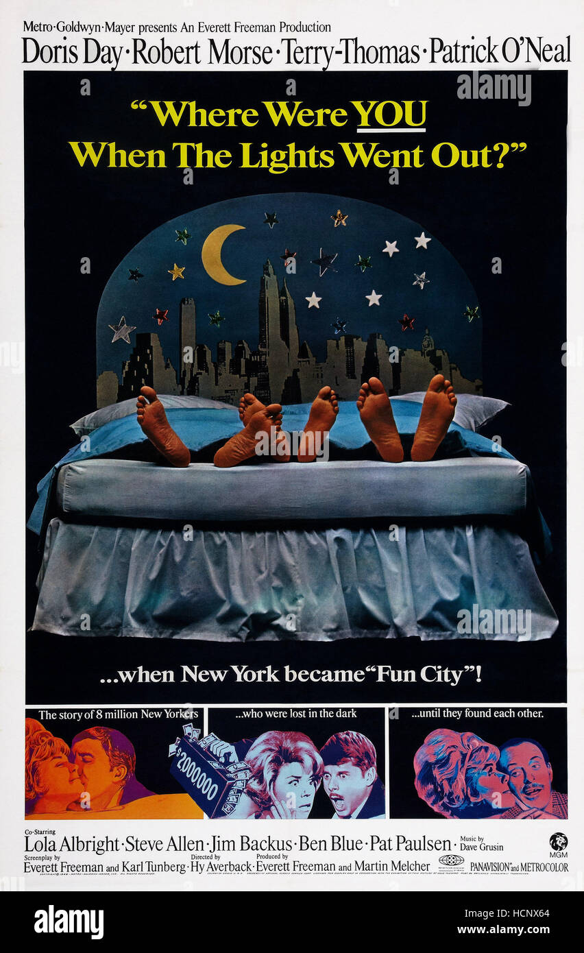 WO warst du, als die Lichter, Doris Day, Patrick O' Neal, Doris Day ...