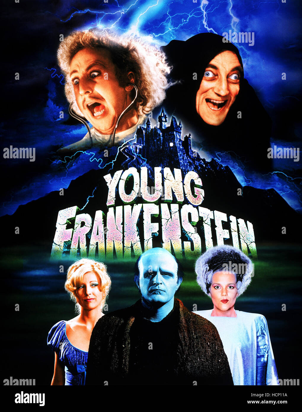 YOUNG FRANKENSTEIN, Gene Wilder, Marty Feldman, Teri Garr, Peter Boyle ...