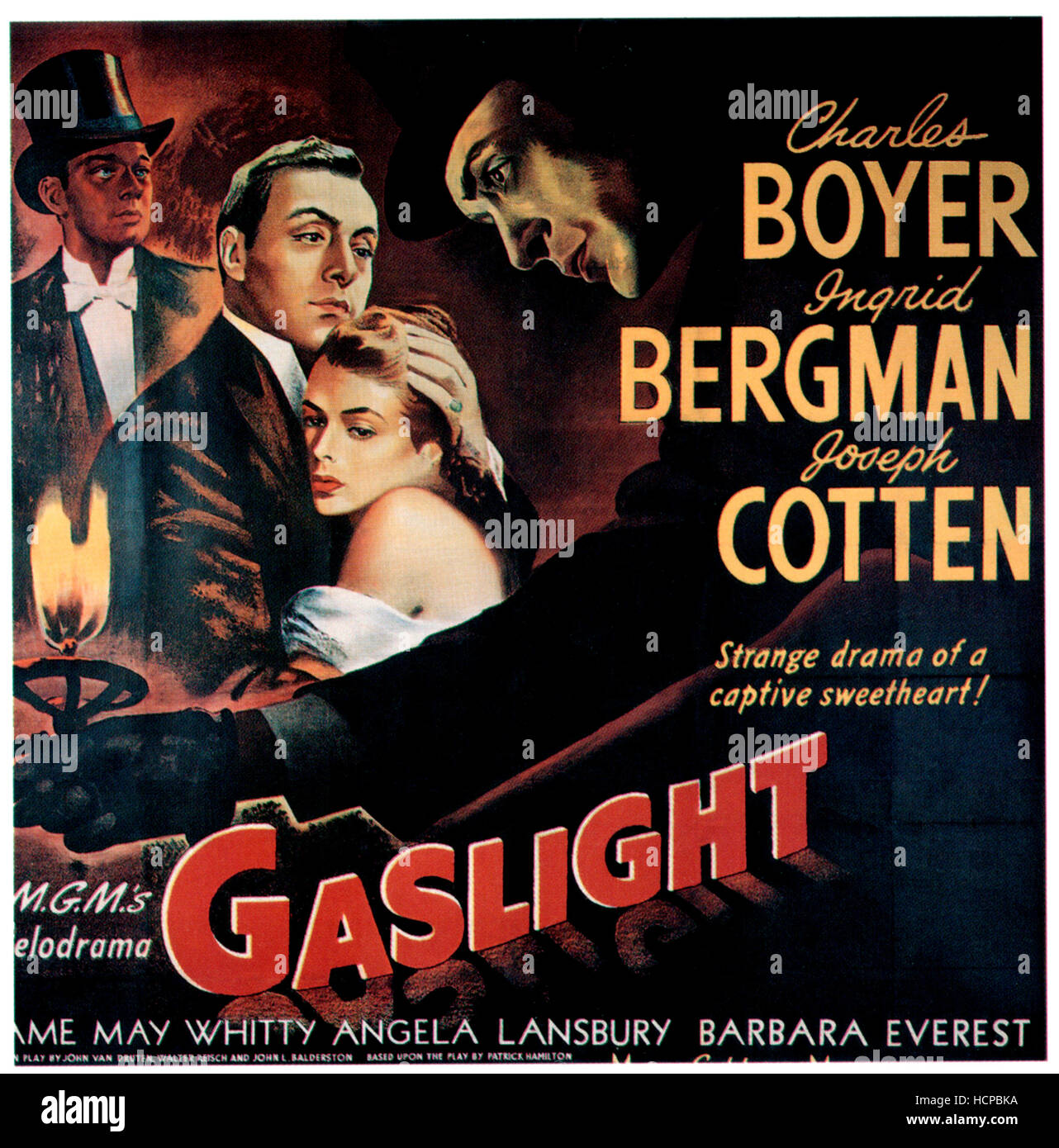 GASLIGHT, Charles Boyer, Ingrid Bergman, Joseph Cotten, 1944 ...