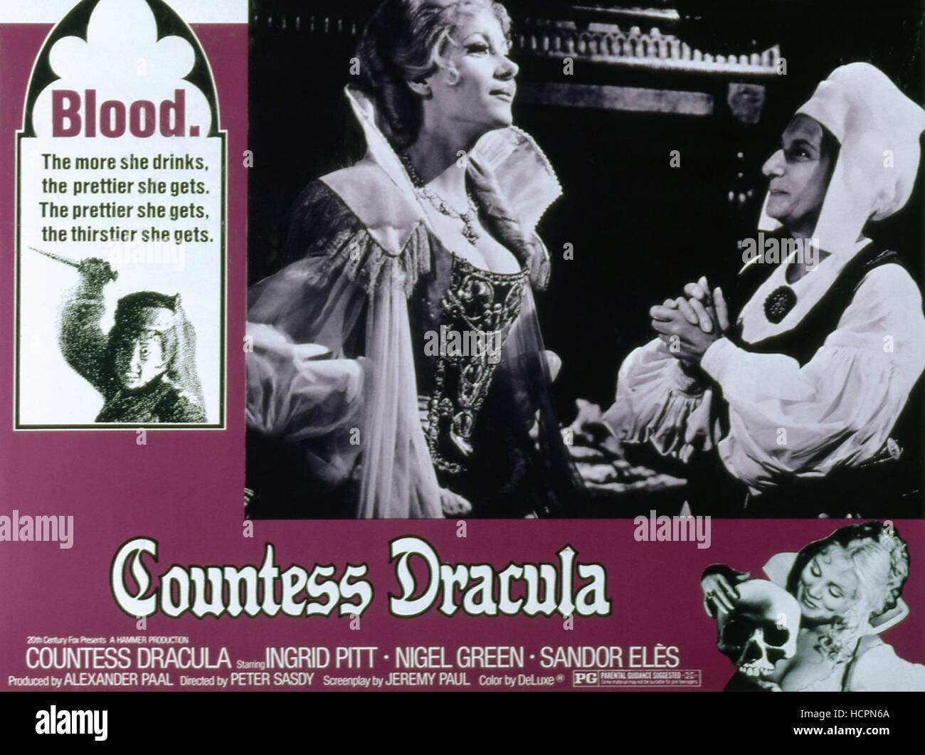 COUNTESS DRACULA, Ingrid Pitt, Geduld Collier, 1971, (c) 20th Century ...