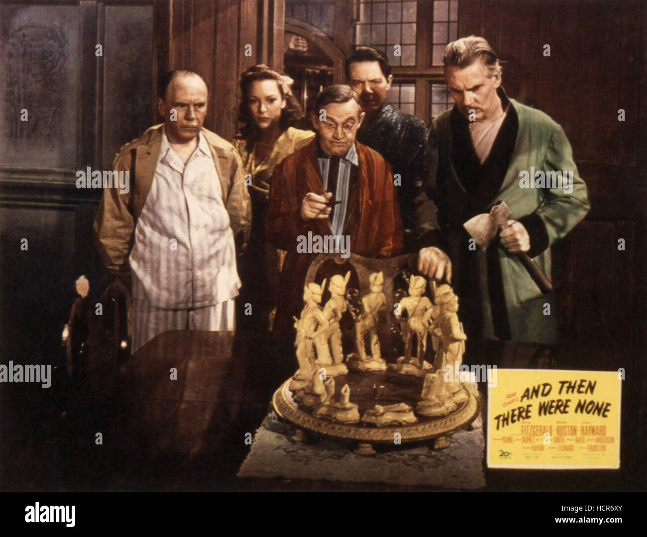 AND THEN THERE WERE NONE, Roland Young, June Duprez, Barry Fitzgerald ...