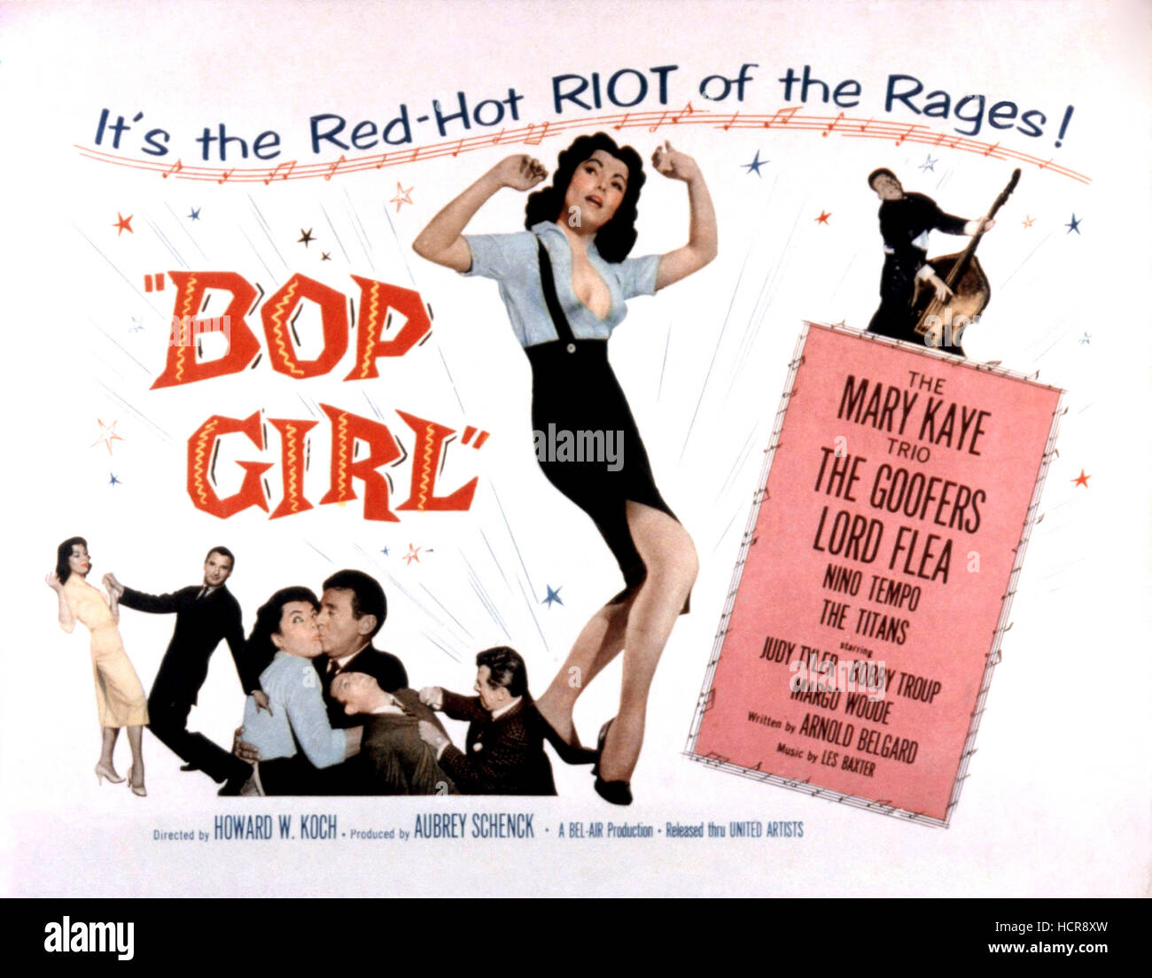 BOP GIRL GOES CALYPSO, (aka BOP GIRL), Judy Tyler, Bobby Troup, 1957 ...