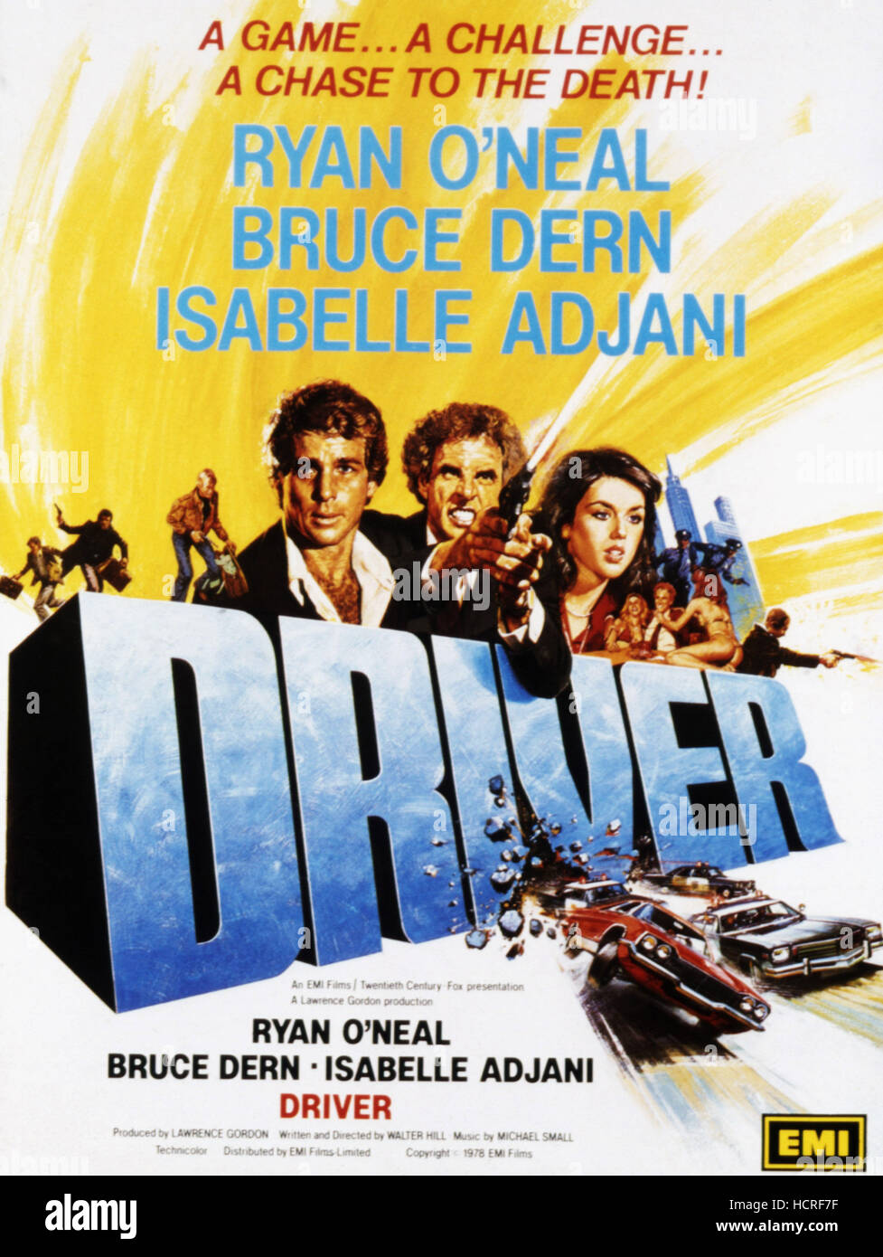 DER Fahrer, von links: Ryan O'Neal, Bruce Dern, Isabelle Adjani, 1978 ...