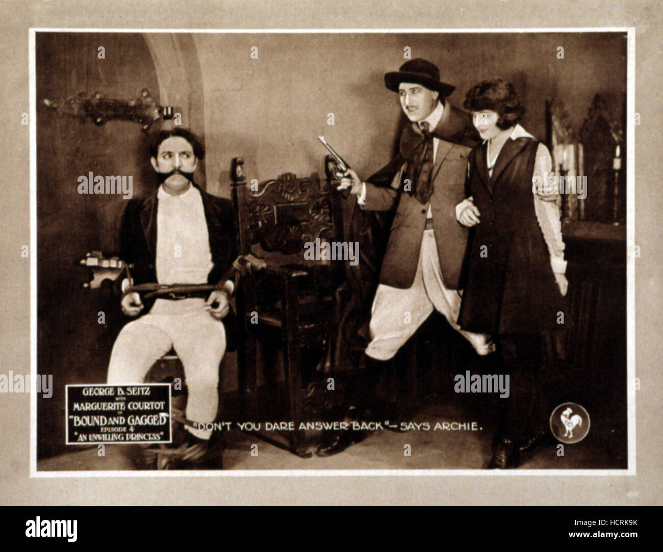 GEFESSELT und GEKNEBELT, George B. Seitz, Marguerite Couriot, 1919 ...