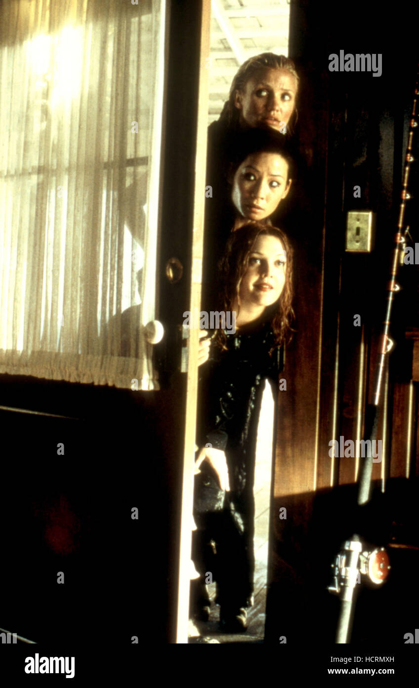 Drei Engel für CHARLIE, (von oben nach unten): Cameron Diaz, Lucy Liu, Drew Barrymore, 2000 ...