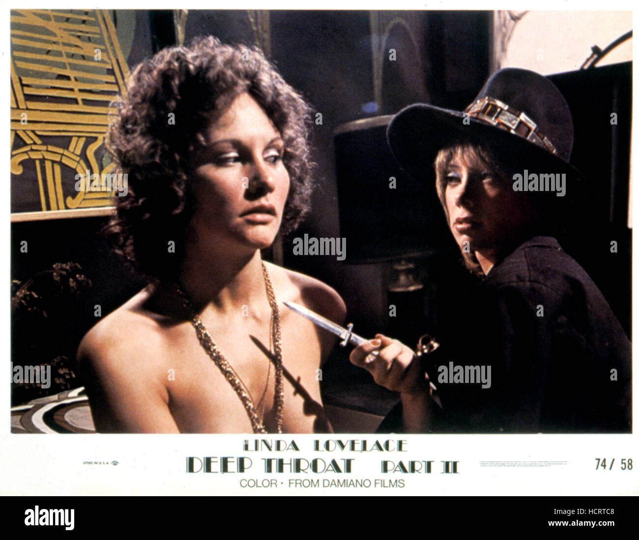 TIEF in die Kehle Teil II, Linda Lovelace, 1973 Stockfotografie - Alamy