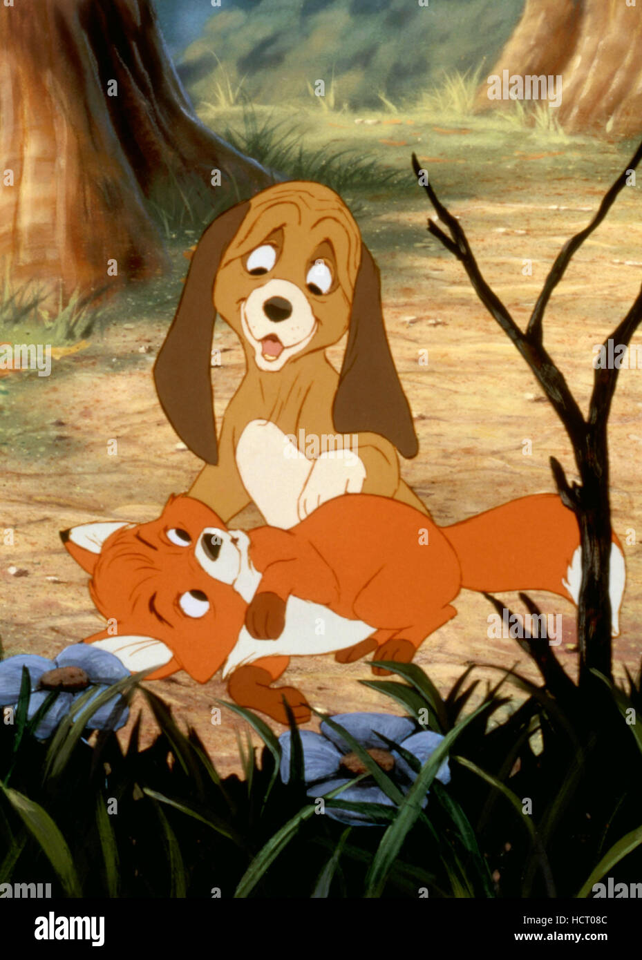 THE FOX AND THE HOUND, Corey Feldman als Young Kupfer oben (), Keith ...