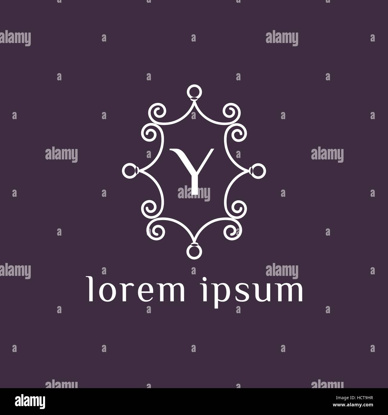 Y Buchstabe Business Vektor-Logo-Design. Anfangsbuchstaben ...