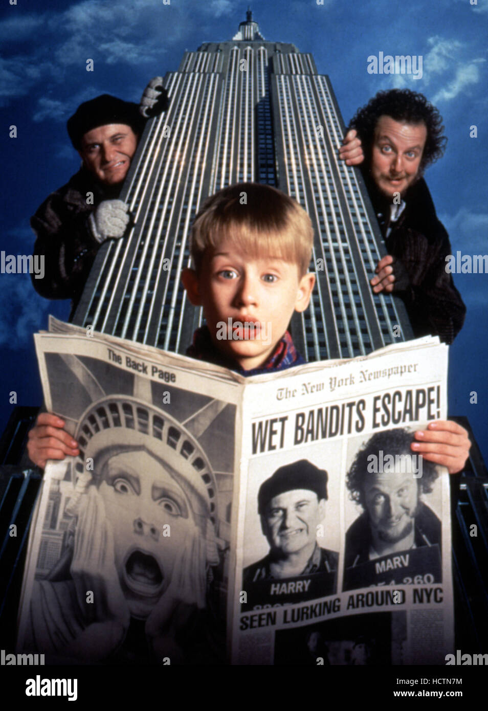 HOME ALONE 2: LOST IN NEW YORK, Joe Pesci, Macaulay Culkin, Daniel Stern, 1992, TM und Copyright ...