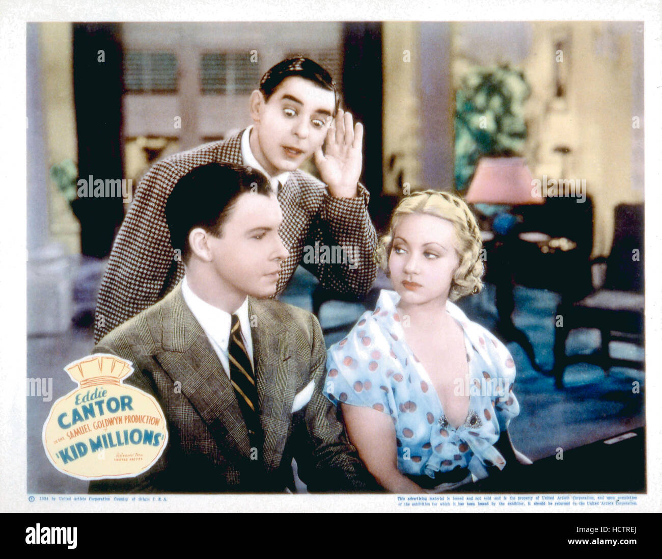 KID MILLIONS, Eddie Cantor, George Murphy, Ann Sothern, lobby Karte Plakatkunst, 1934 ...