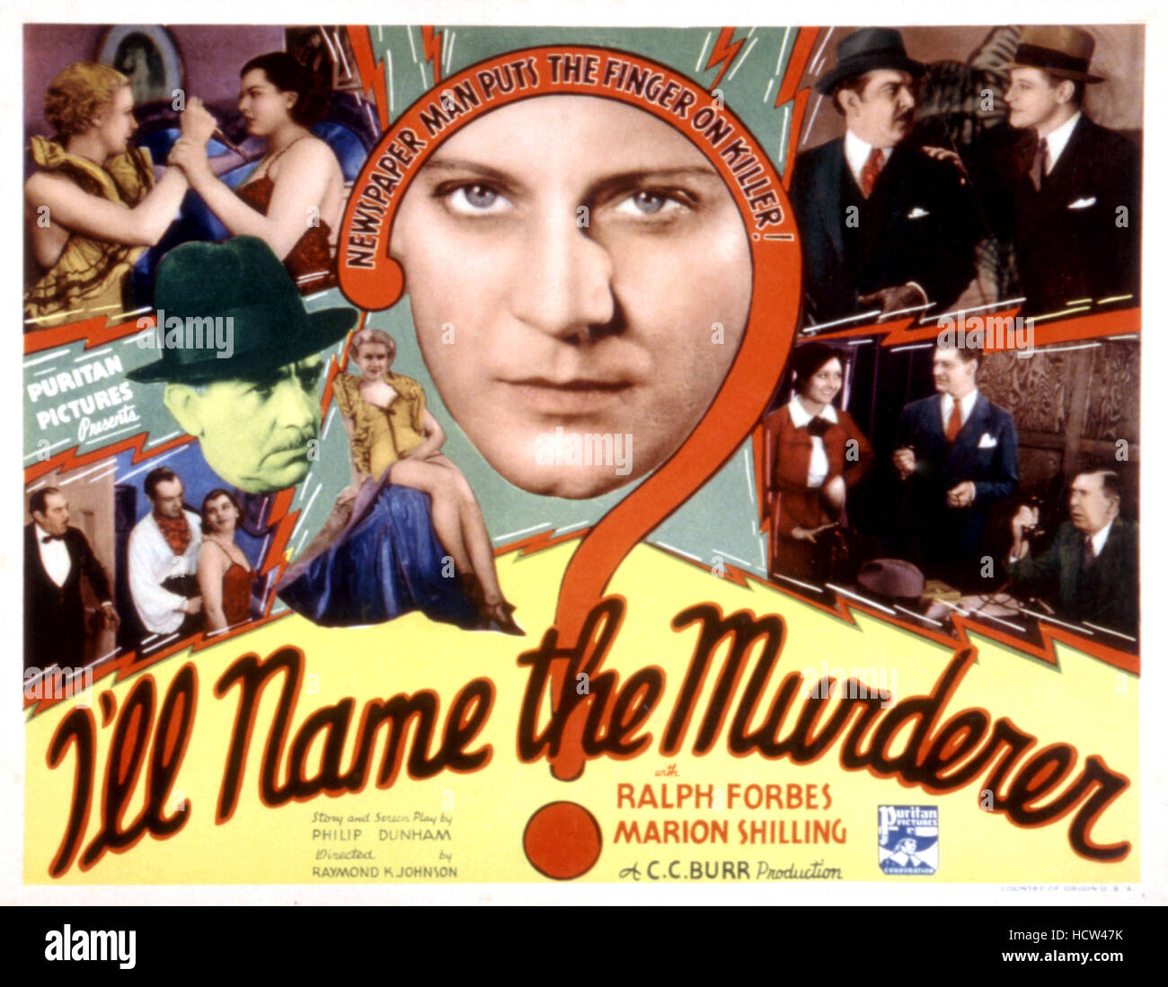 Ich werde den Mörder, Marion Namen Schilling, Agnes Anderson, John ...