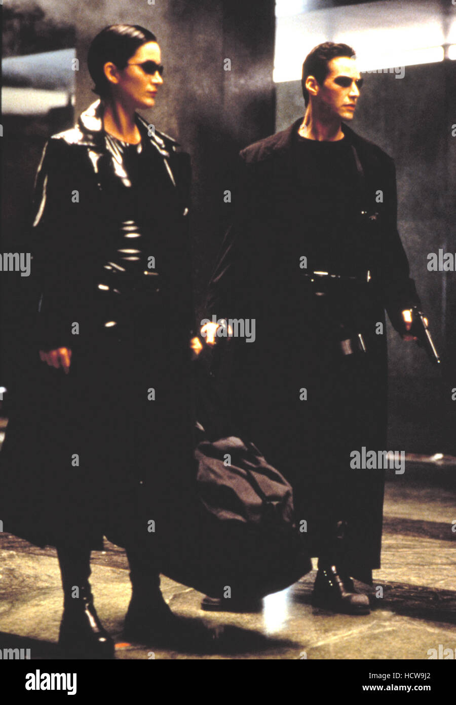DIE MATRIX, Carrie-Anne Moss, Keanu Reeves, 1999. © Warner Bros ...