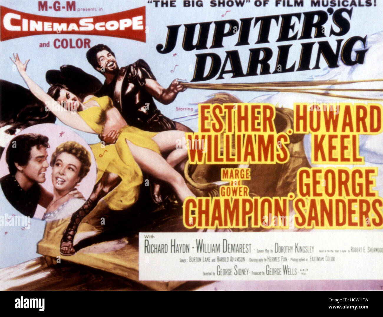 JUPITER ist Liebling, Esther Williams, Howard Keel, Gower Champion ...