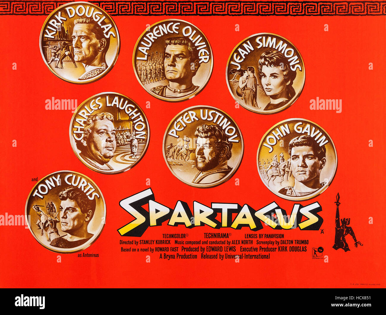 Spartacus 1960 charles laughton Stockfotos und -bilder Kaufen - Alamy