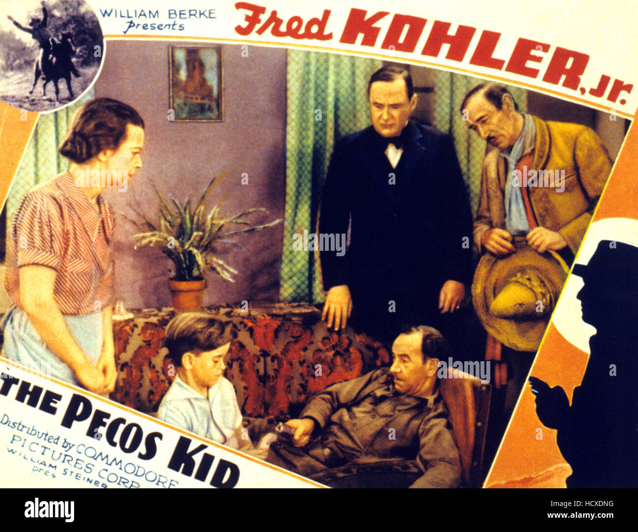 PECOS-KID, unten in der Mitte: Dickie Jones, stehend rechts: Earl Dwire ...