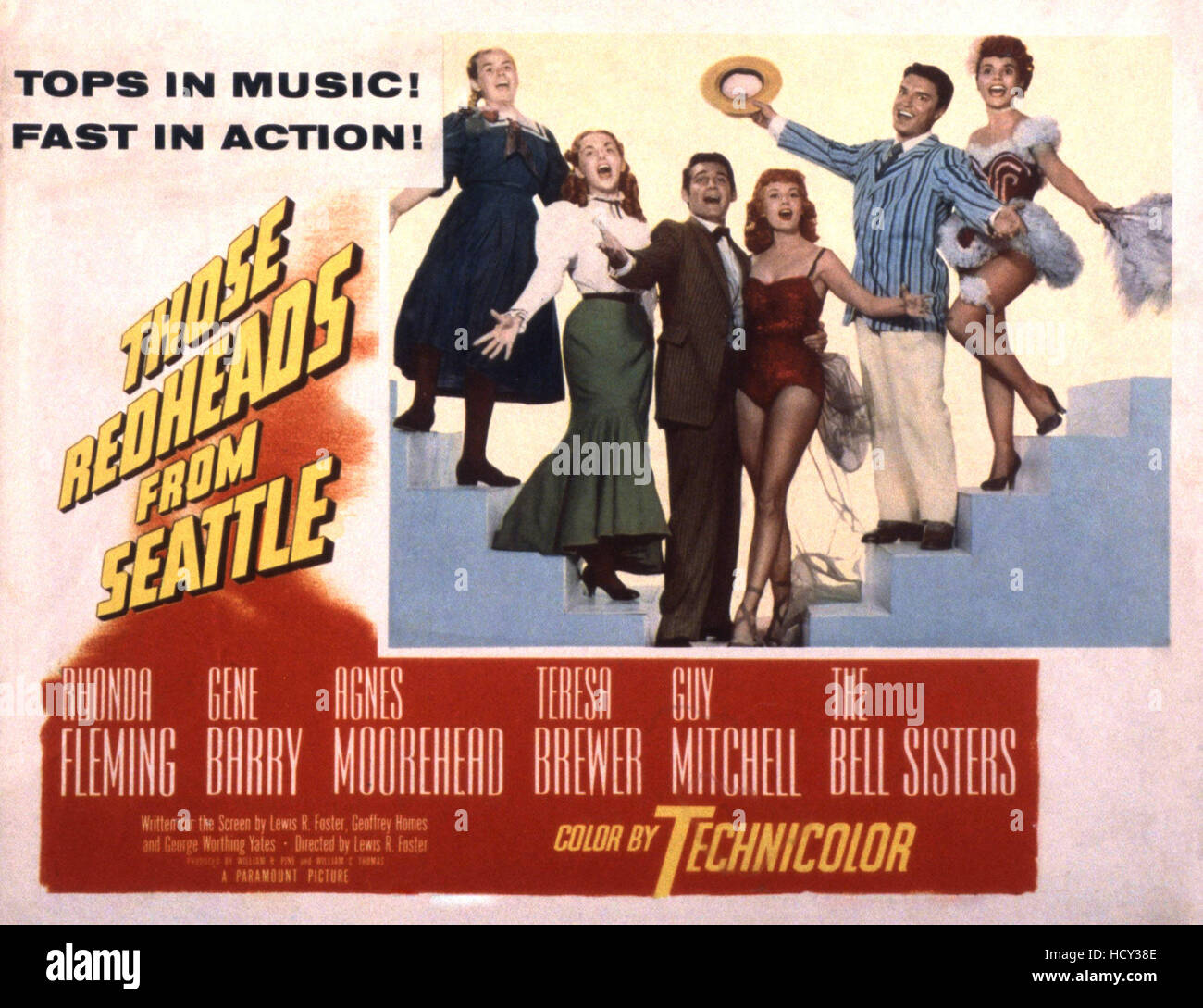 DIE ROTHAARIGE aus SEATTLE, Kay Strother, Cynthia Strother, Gene Barry ...