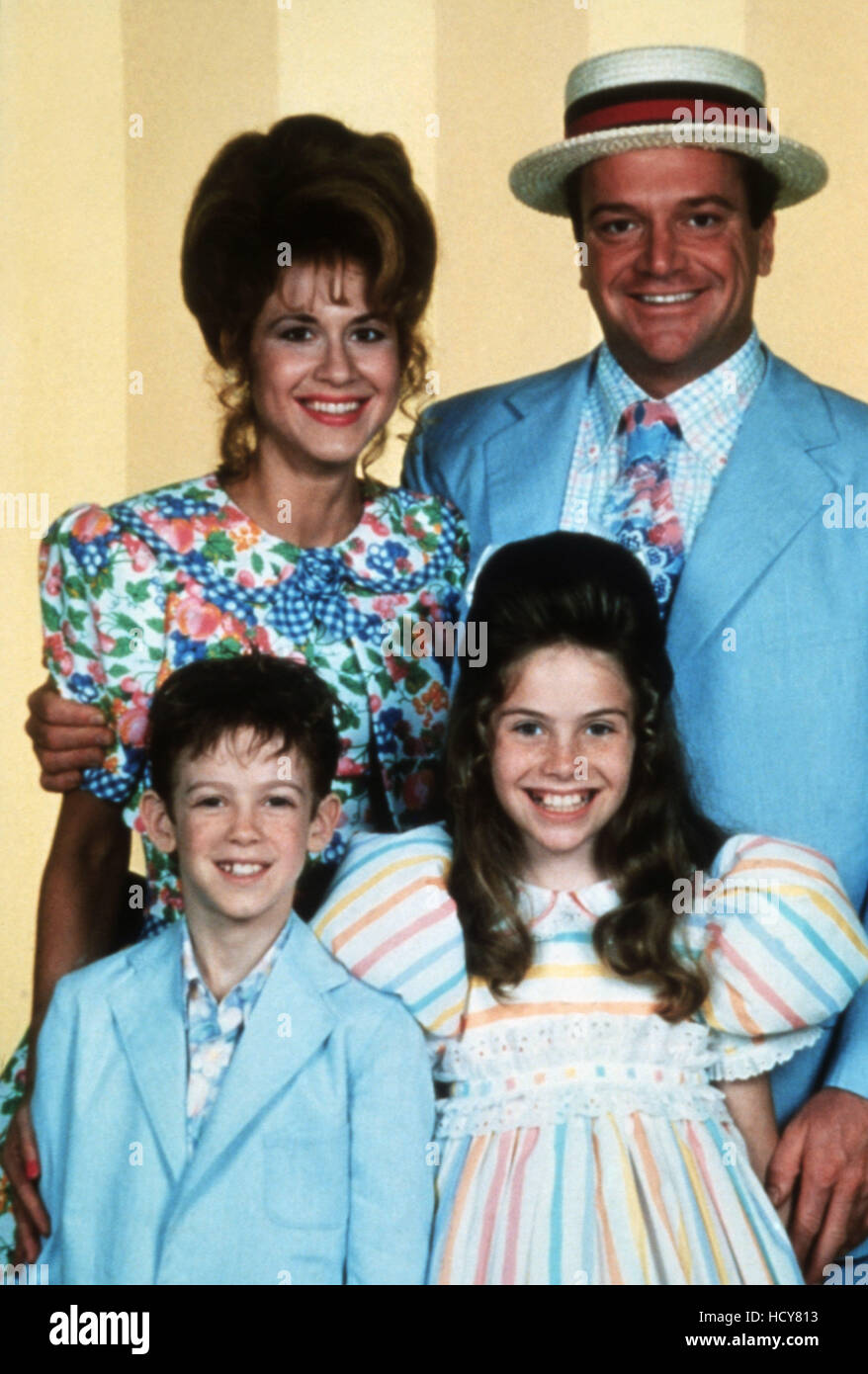 THE STUPIDS, rear from left: Jessica Lundy, Tom Arnold, front from left ...