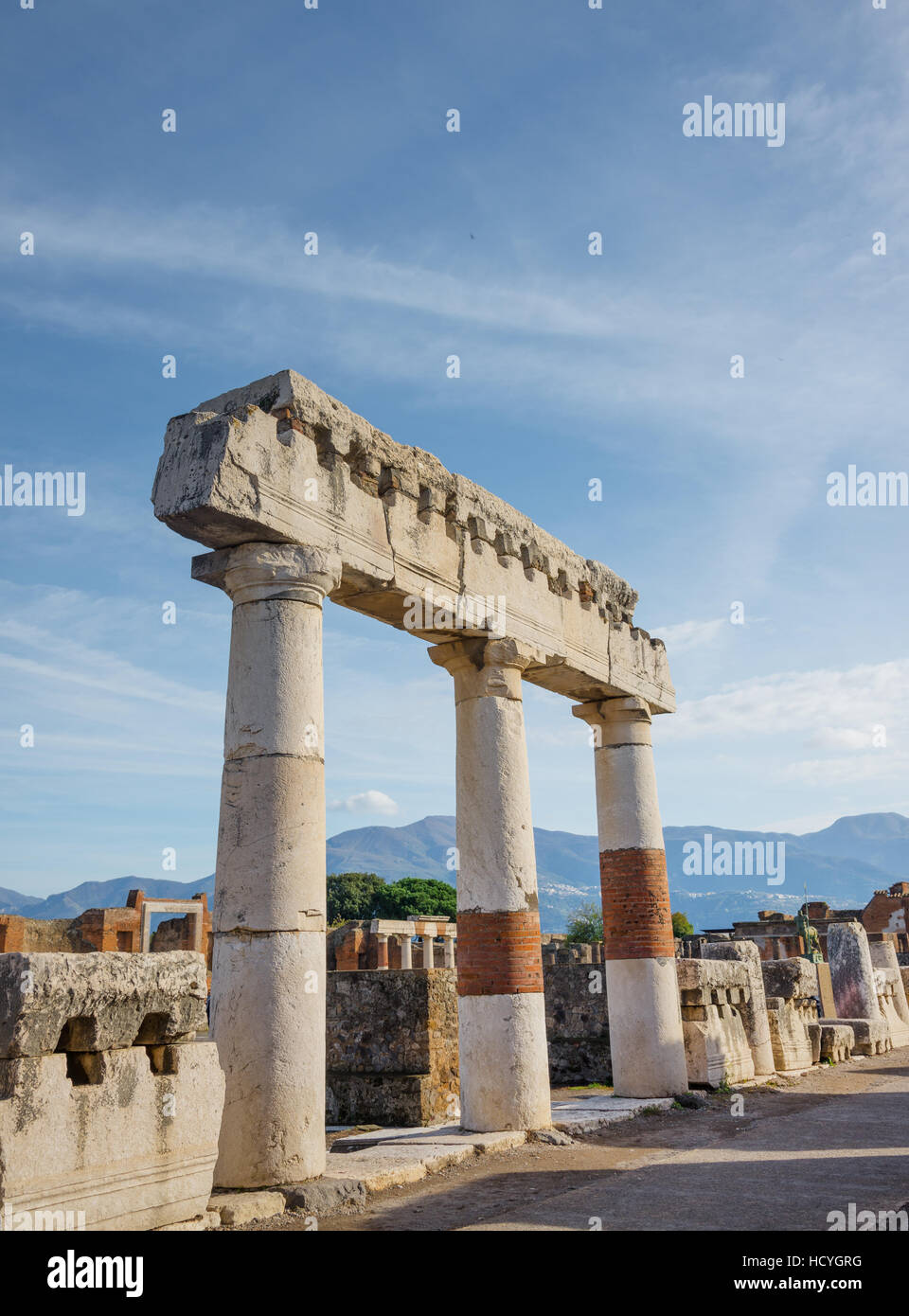 Wahrzeichen Pompeji Römische Ruinen Stockfotos und -bilder Kaufen - Alamy